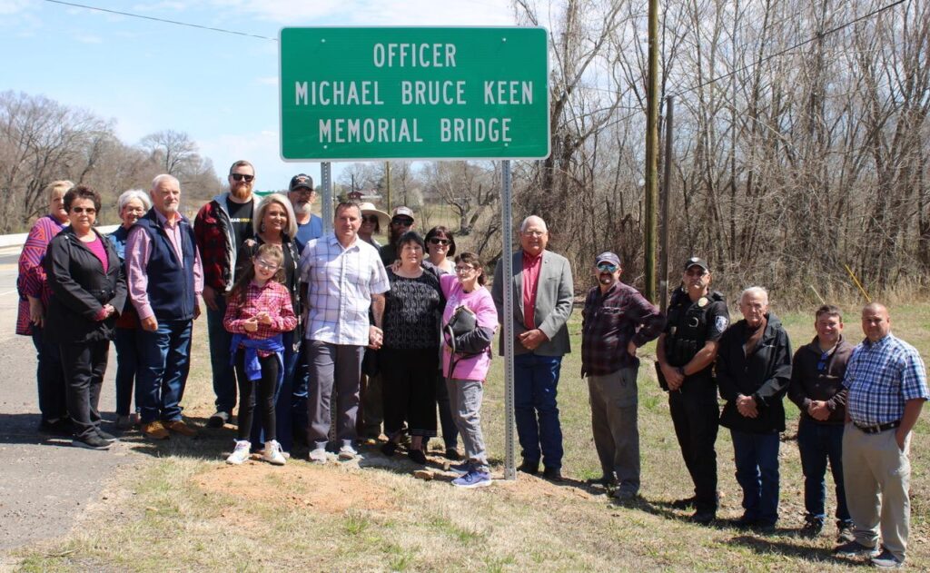 Bridge dedicated in honor of fallen Muldrow Police officer - Eastern ...