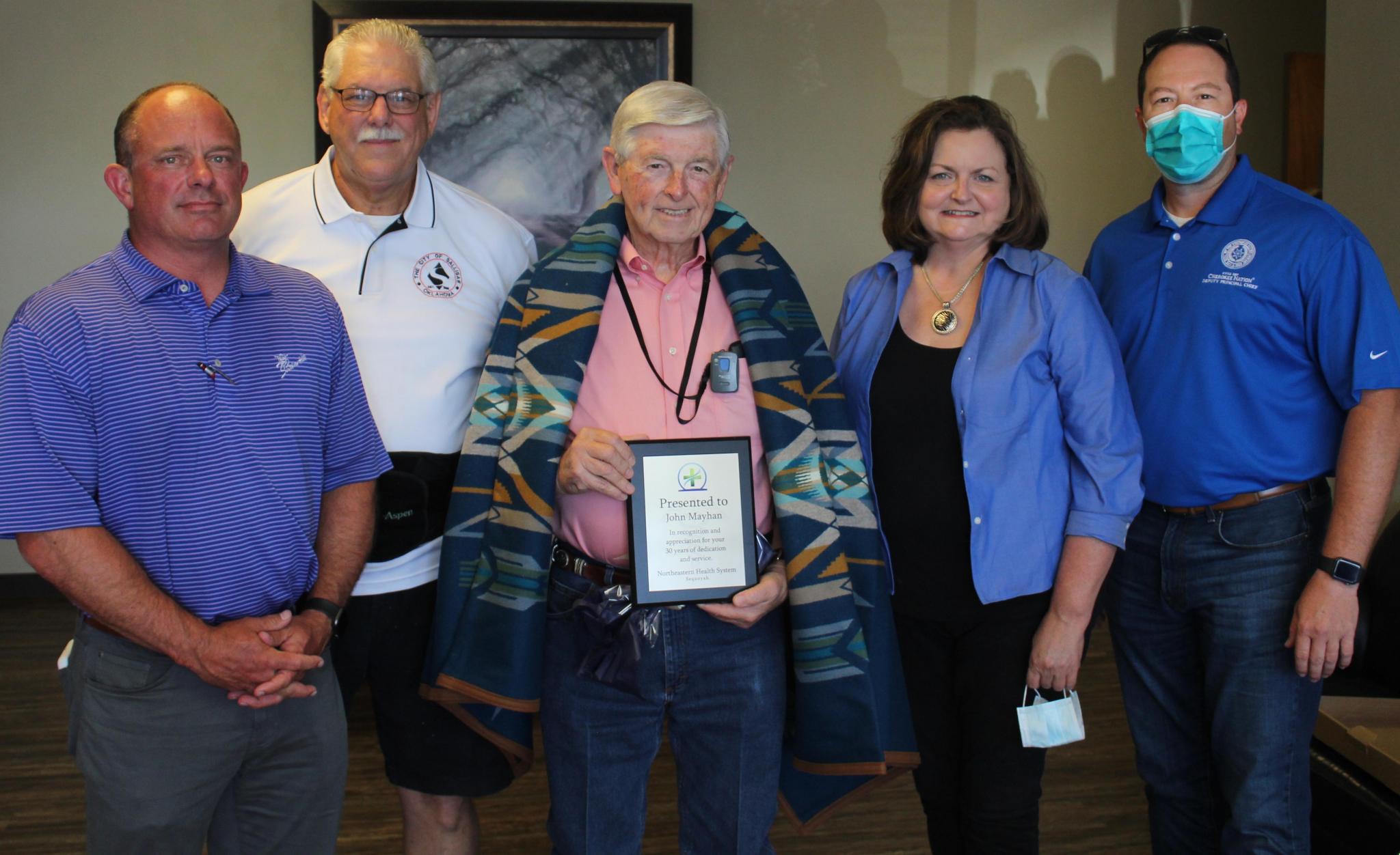 Mayhan Honored for 30 Years of Service - Eastern Times Register