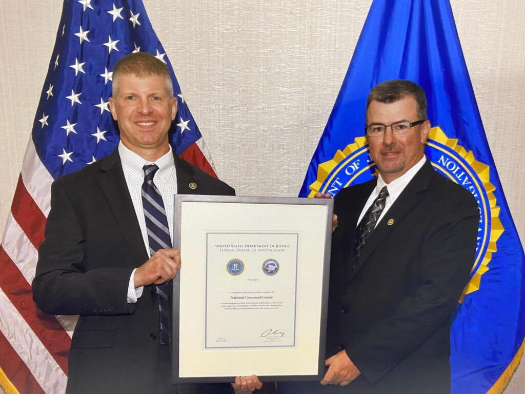 Sheriff Lane completes inaugural National Command Course