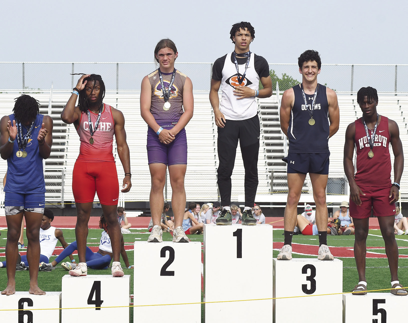 Sallisaw senior Sim Kilpatrick finished first in the 200m dash Saturday ...