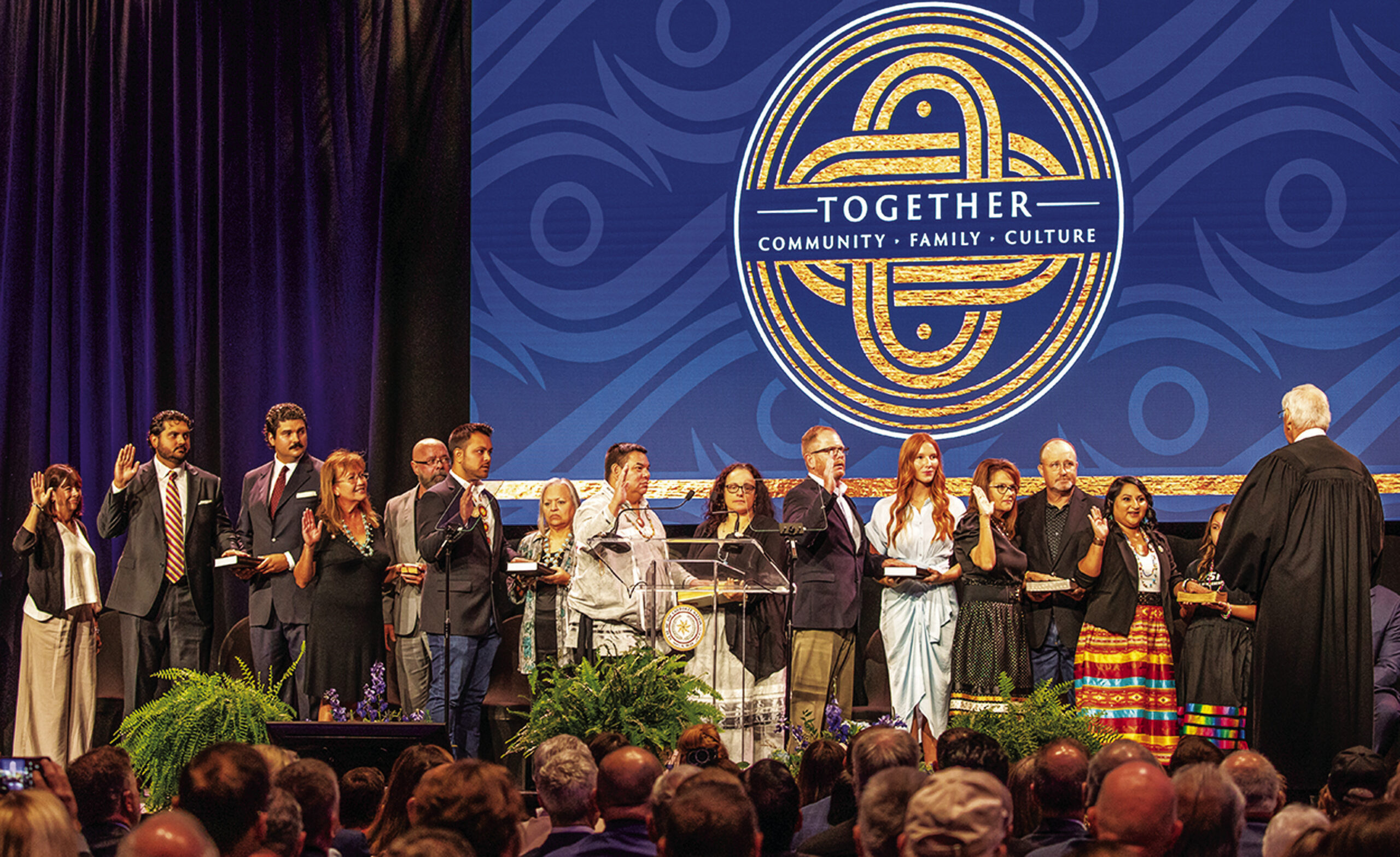 CN Principal Chief, Deputy Chief, eight Tribal Councilors sworn into ...