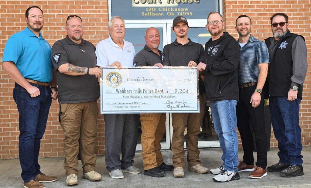 Cherokee Nation donates $92,042 to local law enforcement - Eastern ...