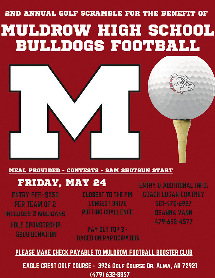 Muldrow High School Football Golf Scramble slated May 24 - Eastern ...