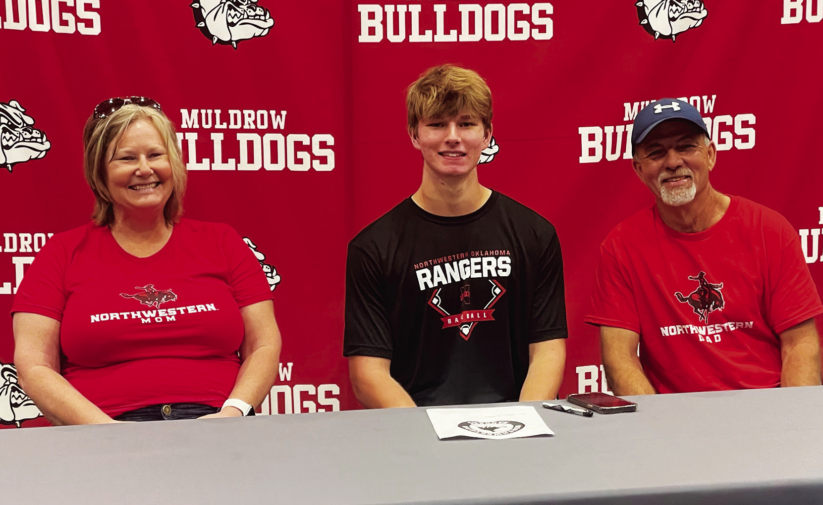 Muldrow baseball senior signs with Northwestern OK State - Eastern ...