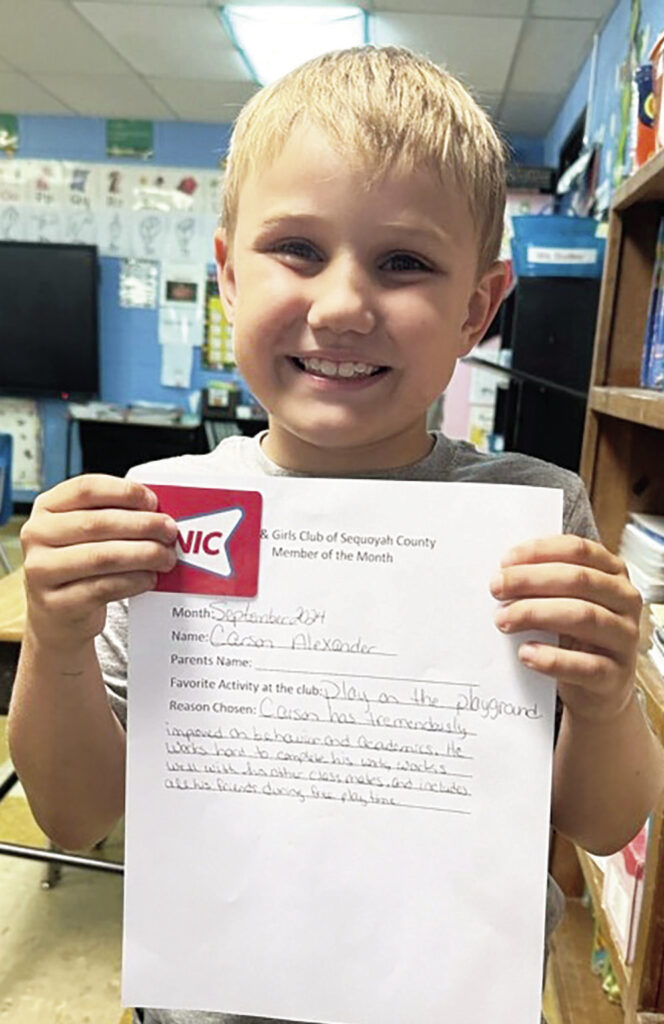 Alexander is Member of the Month - Eastern Times Register